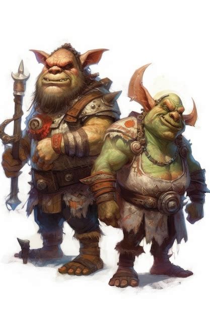 Premium Ai Image Warhammer Elves Ogres