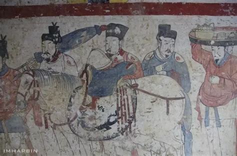 金朝壁画 金朝辽朝 大山谷图库