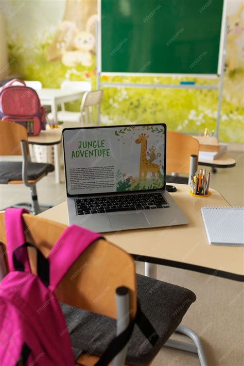 Free Photo High Angle Classroom Interior Design