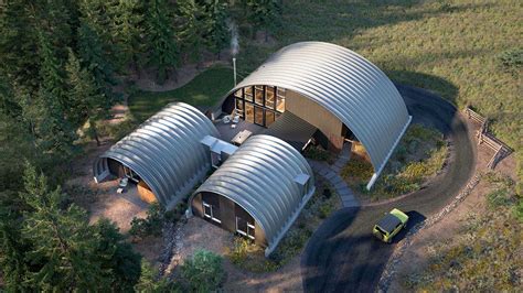 Innovative Quonset Style Steel Hut Homes Designed For Modern Living