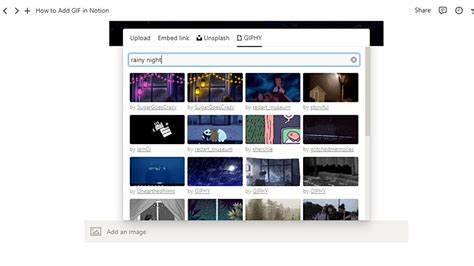 How To Add GIF In Notion