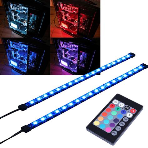 Buy DS RGB LED Strip Computer Lighting Via Magnet With Controller For Desktop Computer Case Mid