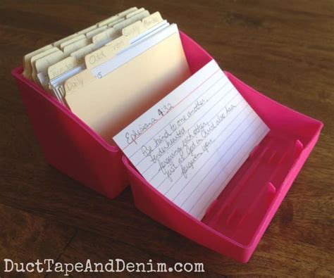 Scripture Memory Box