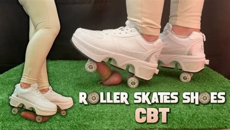 Roller Skates Shoes Cock Crush Cbt And Ballbusting With Tamystarly