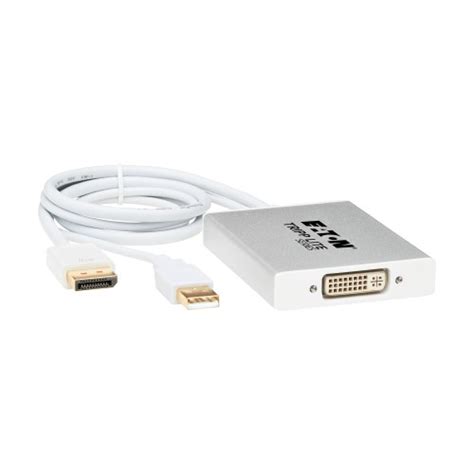 DisplayPort To DVI Dual Link Adapter Male To Female 6 In Tripp Lite