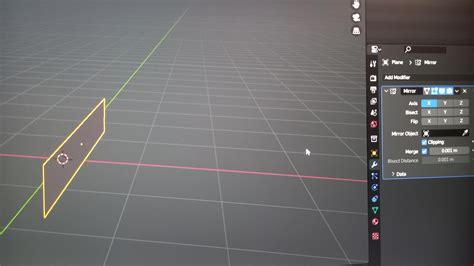 Mirror Modifier Isnt Working Rblender