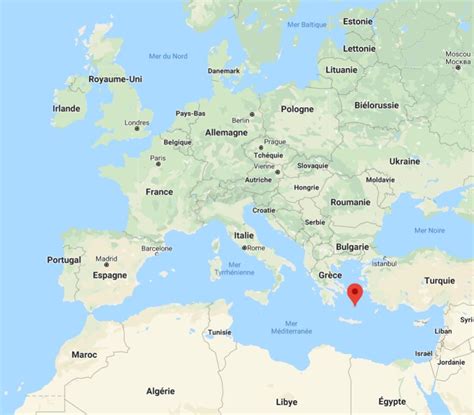 Carte De Santorin Découvrez Une île Unique En Grèce