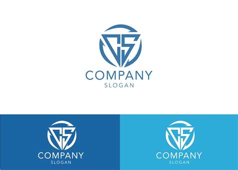 Premium Vector Modern Monogram Initial Letter Cs Logo Template