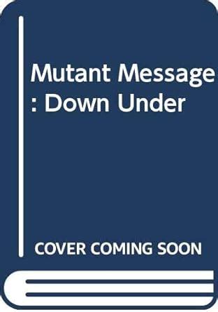 Mutant Message Down Under Marlo Morgan 9789578829220 Books