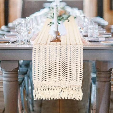 Macrame Table Runner Etsy