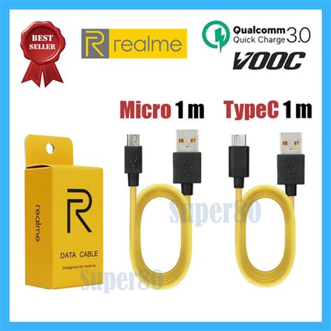 Jual Realme USB Micro Type C Cable Data Kabel Charger Cas Fast Charging USB Micro Kota