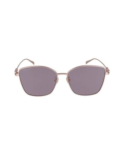 Gucci Sunglasses In Purple Lyst Uk
