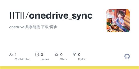 Github Iitiionedrivesync Onedrive 共享链接 下载同步