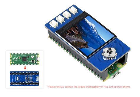 13inch Lcd Display Module For Raspberry Pi Pico 65k Colors 240×240 Spi Ws 19650