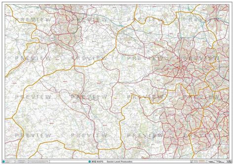 Stoke Postcode Map St Map Logic