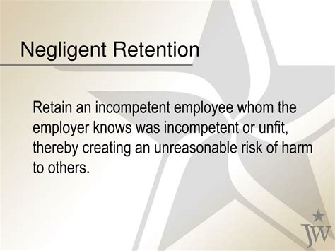 Ppt Negligent Retention Powerpoint Presentation Free Download Id
