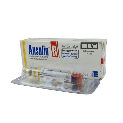 Ansulin R Iu Penset Iu Ml Injection Arogga Online Pharmacy