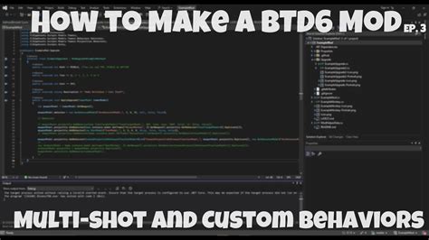 How To Make A Bloons Td 6 Mod Ep3 Multi Shot And Custom Behaviors