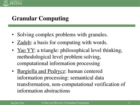 Ppt A Ten Year Review Of Granular Computing Powerpoint Presentation