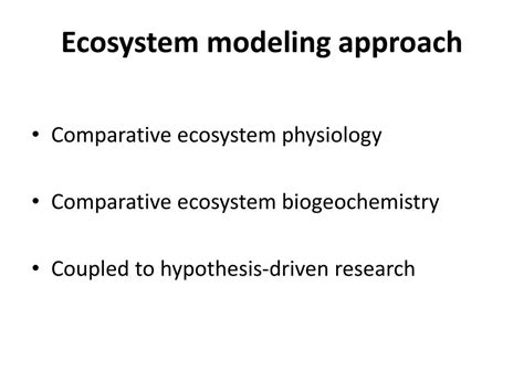 Ppt Carbon Dynamics Perspectives From Ecosystem Models Powerpoint