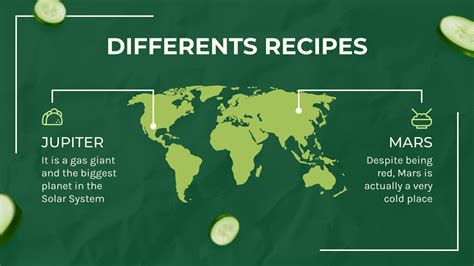 Cucumbers Recipes Workshop Google Slides PowerPoint