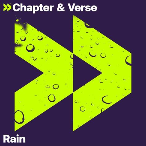 Chapter And Verse Rain Lyrics And Tracklist Genius