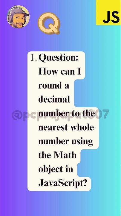 math round method in javascript javascript tutorials shortsfeed