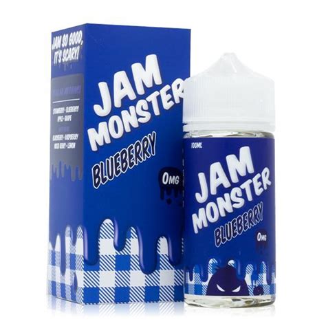 Jam Monster Blueberry Subohm Vape Liquid 100ml Puffin Vape Shop Pv Shop