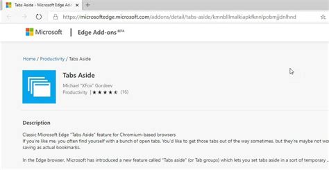 Chromium Edge Gets Set Aside Tabs Feature Thanks To This New Extension