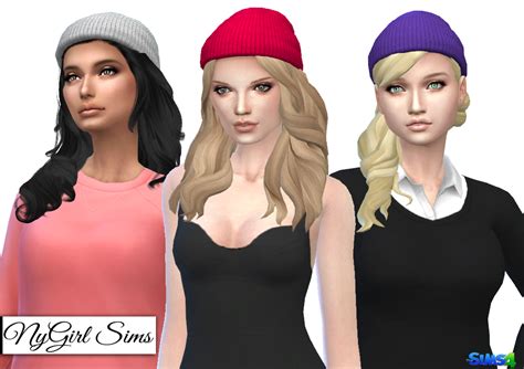 Nygirl Sims 4 Knitted Beanie Edit