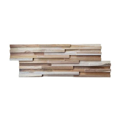 Crawford And Burke Natural Ripple Wall Cladding Hd4018al The Home Depot