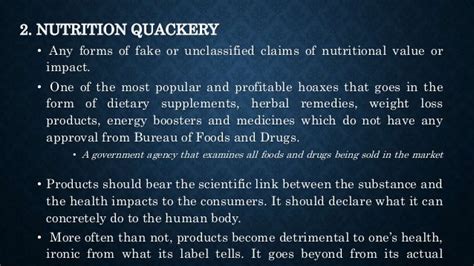 Nutrition Quackery Examples Products Besto Blog