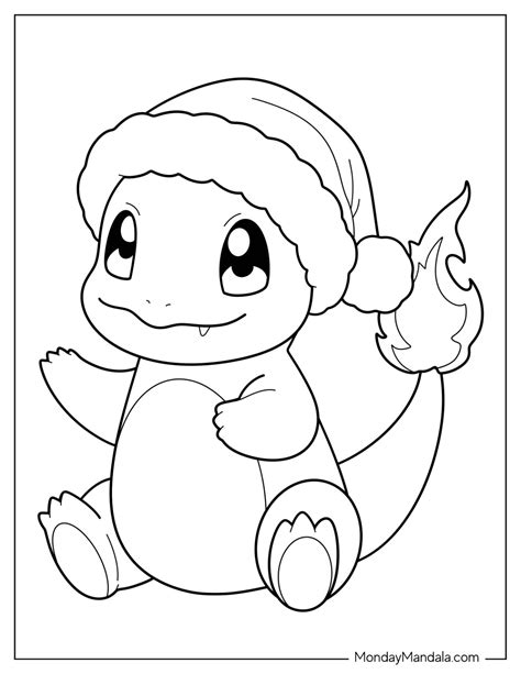 Christmas Pokemon Coloring Pages Free Printables