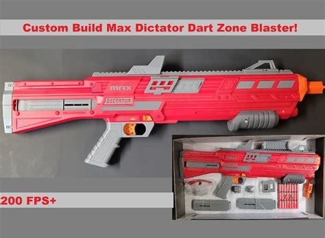 Max Dictator Dart Zone Blaster Custom Build Modded Dz Etsy