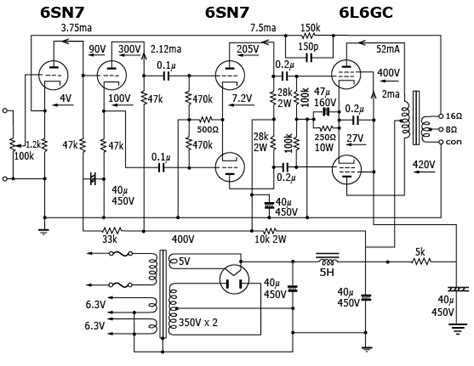 6l6 Amplifier Push Pull Or Drag