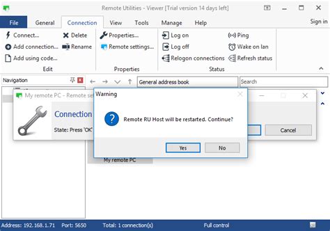 Remote Settings Remote Utilities