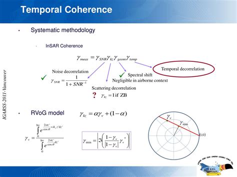 Ppt Temporal Decorrelation Analysis At P Band Over Tropical Forest