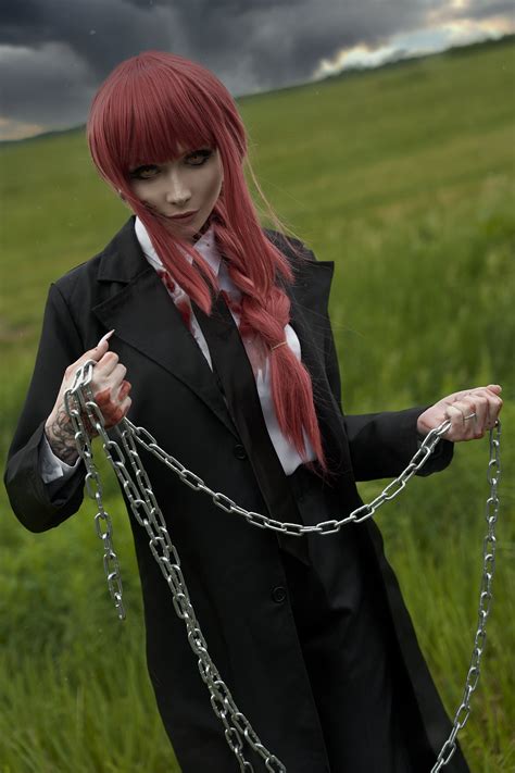 Cosplaying Makima From Chainsaw Man Kawabarker Cosplayer Rchainsawman