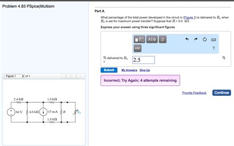 solved problem 4 83 pspice multisim part a what percentage