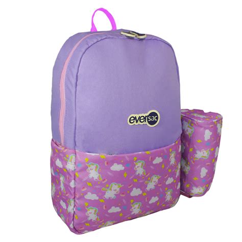 Eversac Backpack Kinder A Purple Unicorn