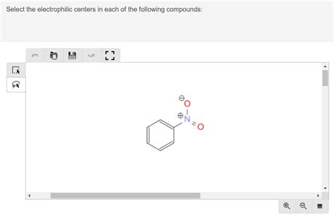 Solved Select The Electrophilic Centers In Each Of The