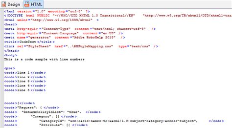 Adding Line Numbers And Syntax Highlighting To Cod Adobe Product Community