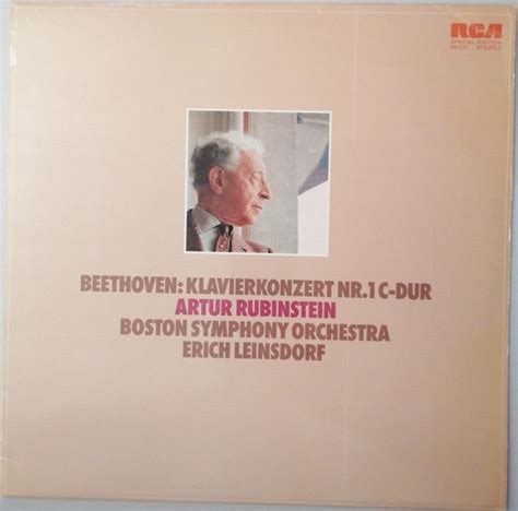 Beethoven Artur Rubinstein Boston Symphony Orchestra Erich
