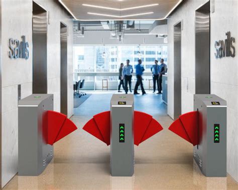 Controlled Access Flap Barrier Access Control System Electronic