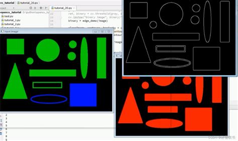 Python Opencv 图像处理基础 （九）图像梯度边缘检测直线检测圆检测轮廓检测对象测量python如何识别图像中的点是否在一条直线上 Csdn博客