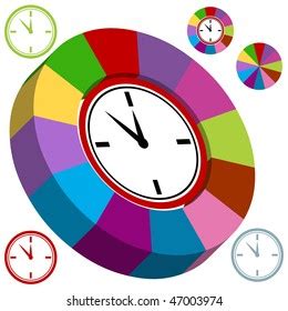 Clock Pie Chart Images Stock Photos Vectors Shutterstock