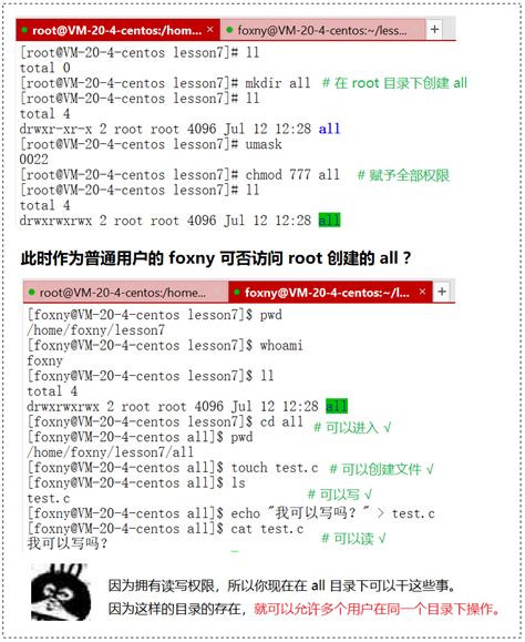 【看表情包学linux】5 Shell 命令及运行原理 Linux 权限 文件权限的修改和转让 目录的权限 Sticky