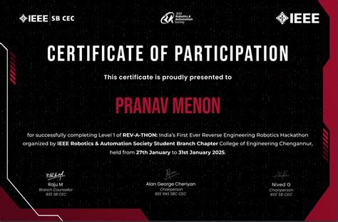 Reverseengineering Hackathon Robotics Hackathonexperience Innovation Pranav R Menon