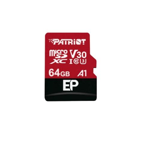 Patriot Ep V30 A1 64gb Micro Sdxc Card Adapter Tachyon Tech