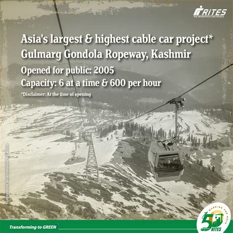 The Gulmarg Passenger Ropeway Is The Worlds Second Largest And